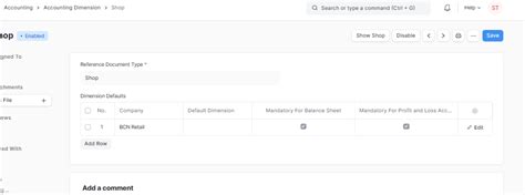 accounting dimensions is not working properly on retail · issue 33521