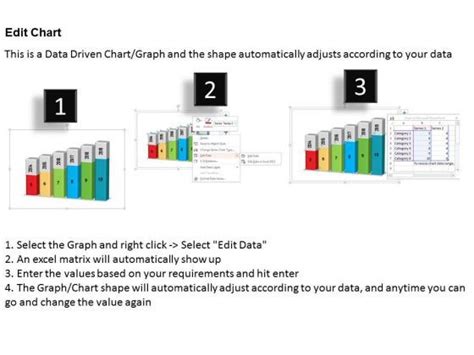 Business Diagram Colored Column Chart For Result Analysis Powerpoint Slide