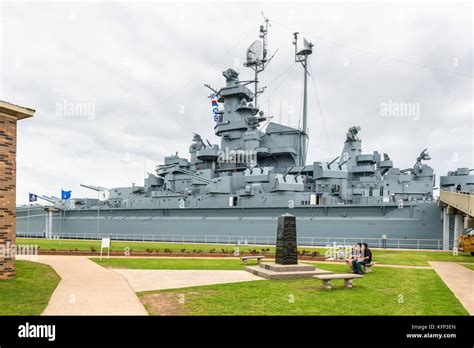 The Uss Alabama Battleship At The Memorial Park In Mobile Alabama Usa