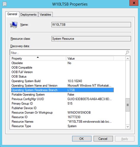 How Can I Use Powershell To Populate Windows 10 Cb Cbb Ltsb And