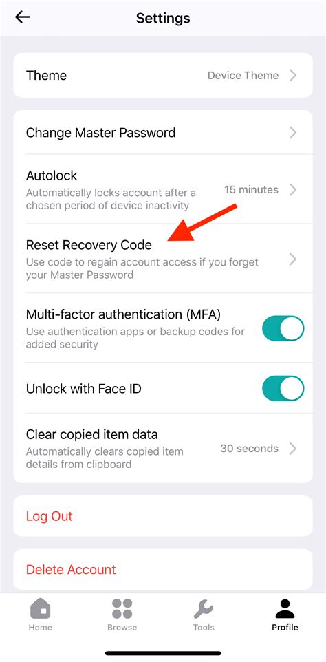 How To Generate A New Recovery Code Nordpass