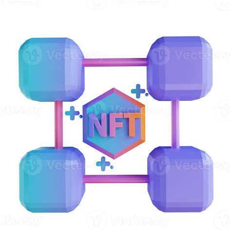 3d Illustration Blockchain Nft 11003153 Png