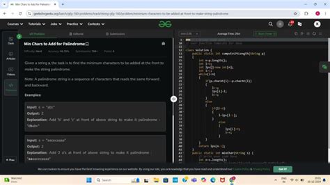 Karri Sujana On Linkedin Gfg Gfg160 Geekstreak2024 Dsa