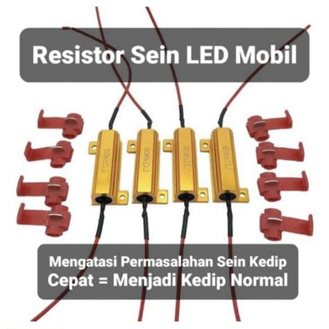 Jual Resistor Flasher Sein Led Mobil Agar Lampu Kedip Normal Kota Surabaya Cocosaga