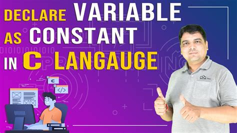 Declare Variable As Constant In C C Language Tutorial Part YouTube