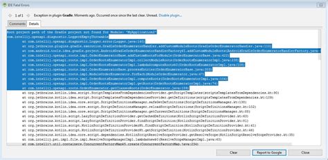 Android Project Root Project Gradle Project Not Found For Module
