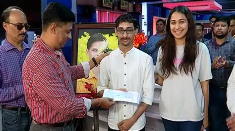 Otvs 2nd Arindam Das Memorial Scholarship Awarded To Amlan Nanda