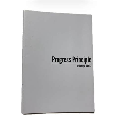 Progress Principle By Tomoya Horiki 美品 メルカリ