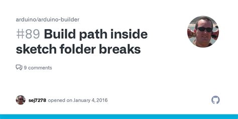 Build Path Inside Sketch Folder Breaks Issue Arduino Arduino Builder Github