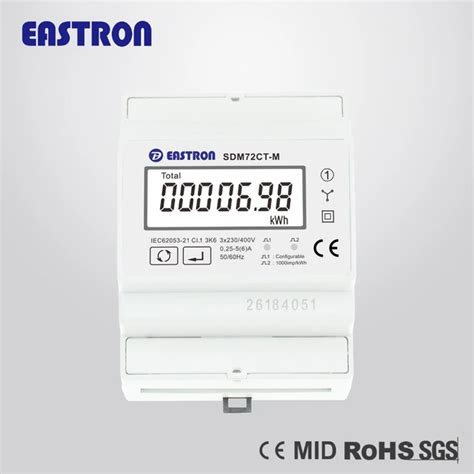 Sdm630m Di Digital Input Rs485 Modbus Din Rail Three Phase 53 Off