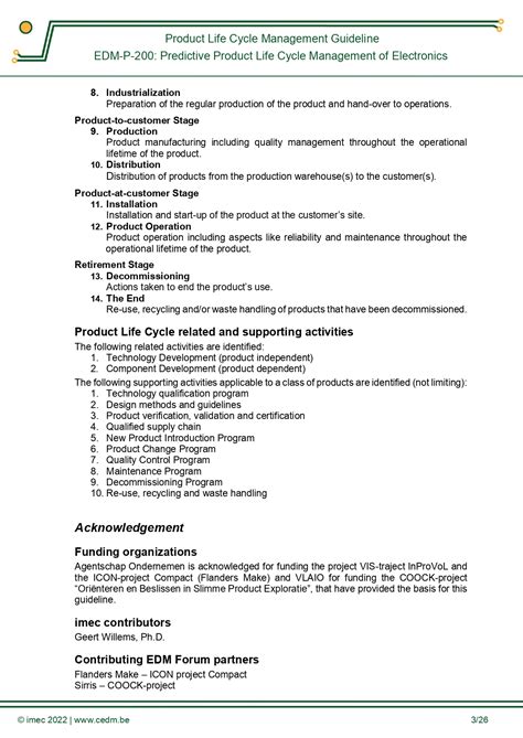 Predictive Product Life Cycle Management Of Electronics “a White Box