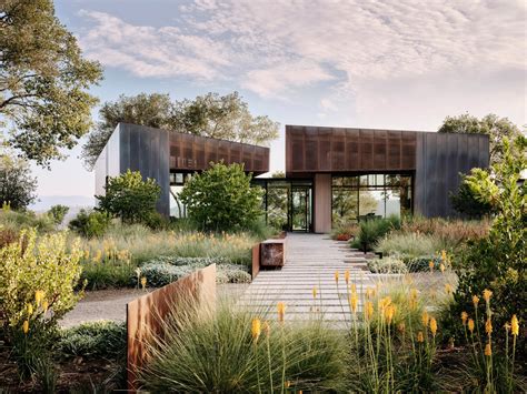 Field Architecture Clads Flowing Sonoma House In Copper