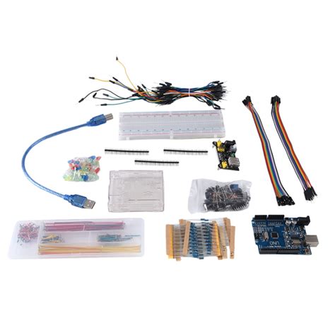 830 Hole Breadboard R3 Component Kit With Motherboard Breadboard Cable