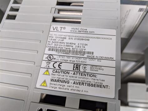 2hp Vfd Bypass Danfoss Relay Electrical Supply