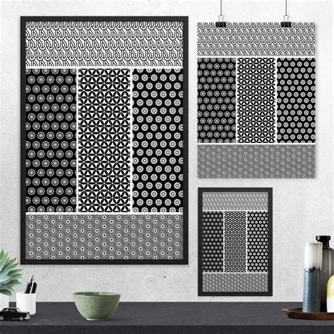 Ancient Assyrian Patterns Wall Art Series 6 Artwork Portfolio Of
