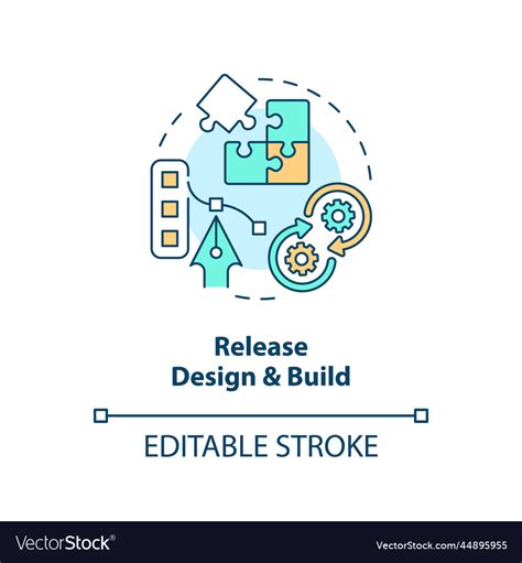 Design And Build Concept Icon Royalty Free Vector Image