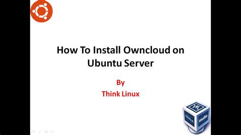 How To Install Owncloud On Ubuntu Server Youtube