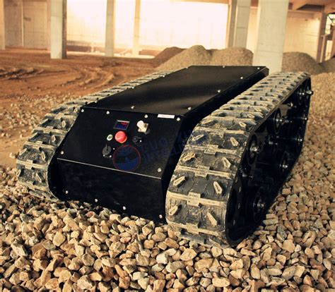 Electric Remote Control All Terrain Vehicles Ugv Robotic Platform Safari600t Rubber Tracked Tank
