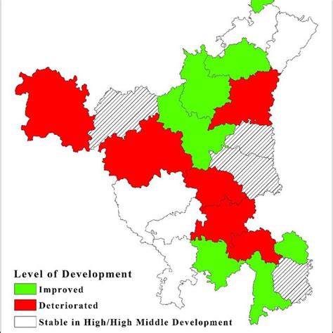 Distribution Of Social Development In Haryana Source Authors Own