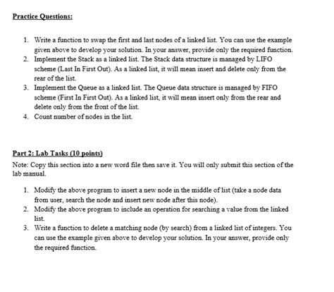 Solved Practice Questions Write A Function To Swap The Chegg