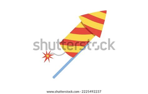 Chinese New Year Firework Rocket Clipart Stock Vector Royalty Free 2225492237 Shutterstock