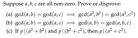 Solved Suppose A B C Are All Non Zero Prove Or Chegg Com