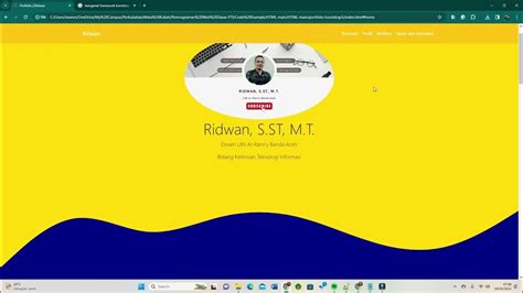 Praktikum Html Css Dan Bootstrap Dasar Youtube