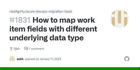 How To Map Work Item Fields With Different Underlying Data Type