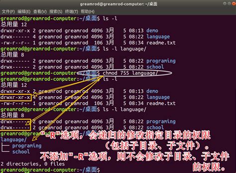 终端使用 chmod 数字 文件 目录 修改文件 目录的 rwx 权限 greamrod 博客园