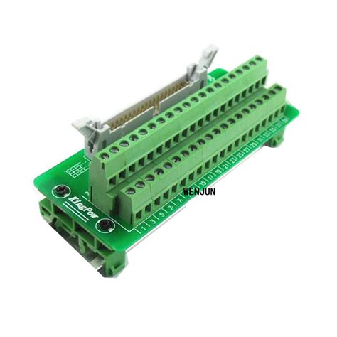 idc40p idc 40 pin b male connector to 40p terminal block breakout board