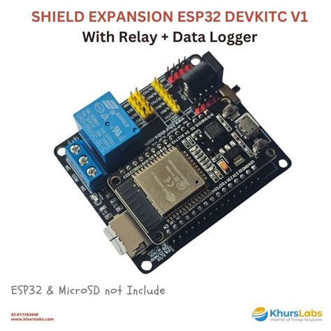 Jual Shield Expansion Esp32 Devkitc Wroom V1 30 Pin With Relay Data