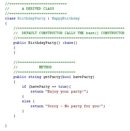 Inheritance In C NET