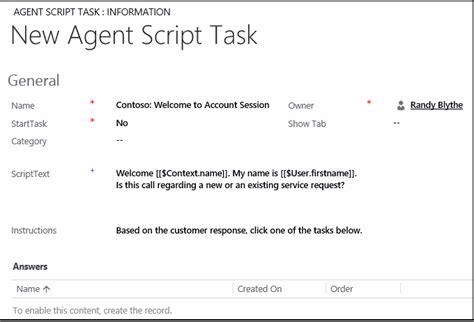 Walkthrough 7 Configure Agent Scripting In Your Agent Applications Microsoft Learn