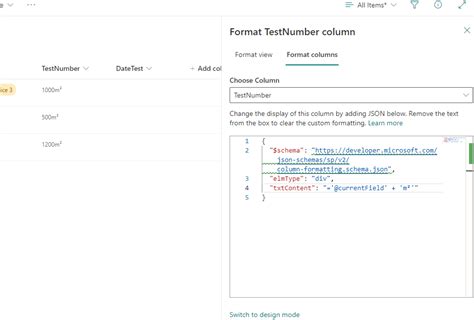 forms How to add and display the suffix m² to a SharePoint number column in Powerapps Stack