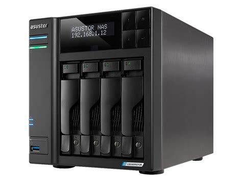 Asustor Lockerstor 4 Gen2 As6704t Quad Core 4gb Ram 4 Bay Nas [as6704t]