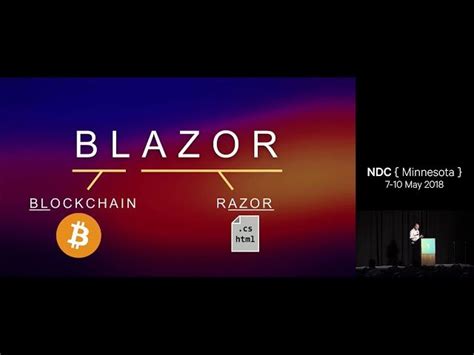 Ndc Conferences Talk Blazor A New Framework For Browser Based Net Apps From Ndc Conferences