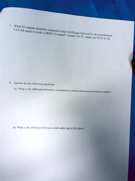 Solved Answer The Following Questions A What Is The Difference