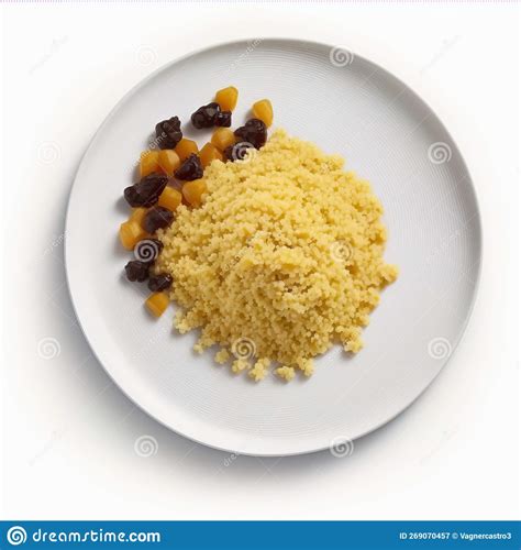 Couscous Cooked Corn Cereal Semolina Stock Image 269070457
