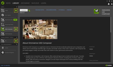 Launcher Overview Omniverse Launcher