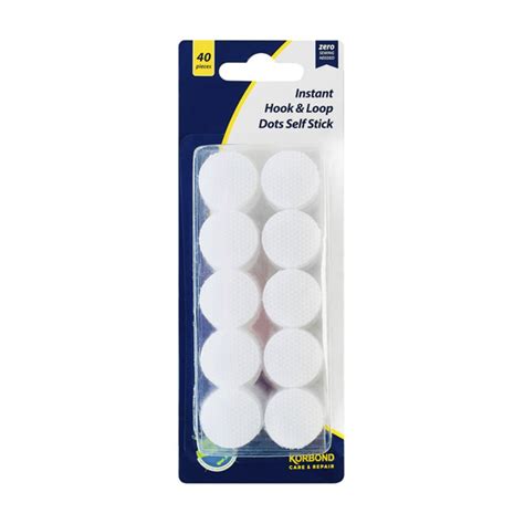 Buy Korbond Hook And Loop Dots Self Stick 40 Pack Coles