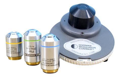 Olympus Hoffman Modulation Contrast Objective Set Microscope Central