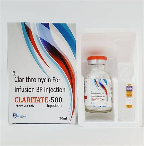 Clarithromycin 500 Mg Injection At ₹ 1450piece Pharmaceutical