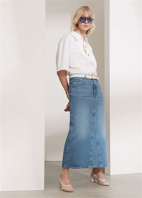 25 Of The Best Denim Maxi Skirts To Invest In Now