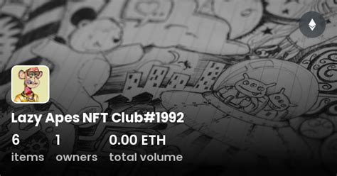 Lazy Apes NFT Club Collection OpenSea