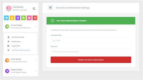 Buddypress Two Factor Authentication Youzify