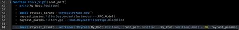 raycast returns nil and i don t know how to fix it scripting