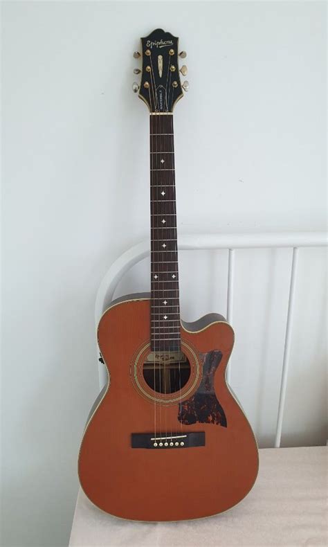 Epiphone Acoustic Guitar Masterbilt Ef 500rcce Ns Built In Pickup With