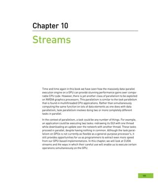 CUDA By Example Streams Notes PDF Data Storage And Warehousing Computing