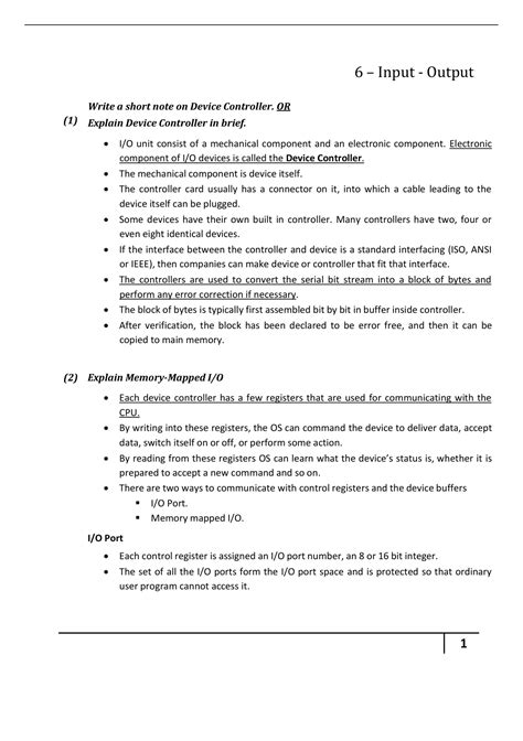 input output processor in operating system operating systems