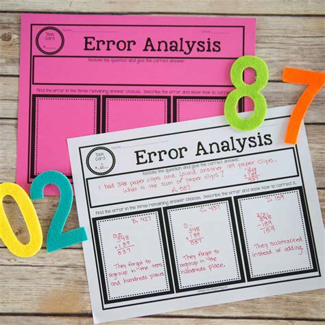Error Analysis Ashleighs Education Journey